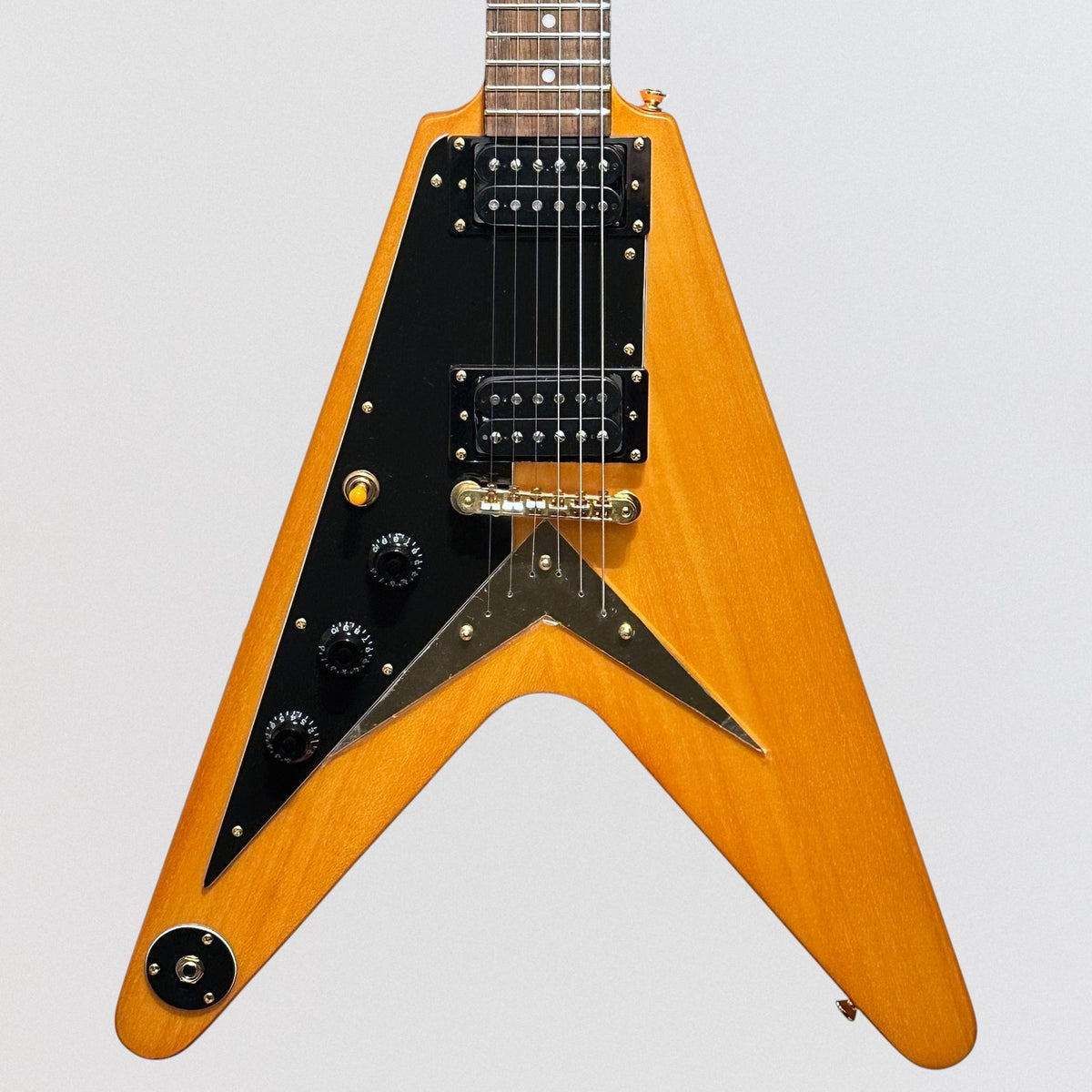 Epiphone 1958 Korina Flying V Left Handed Electric Guitar - Aged Natur ...
